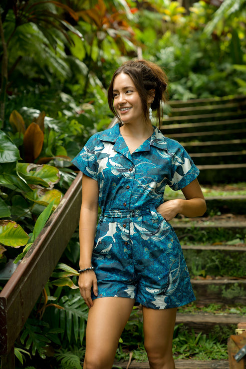 Hidden He‘e Aloha Romper — David Shepard – David Shepard Hawaiʻi