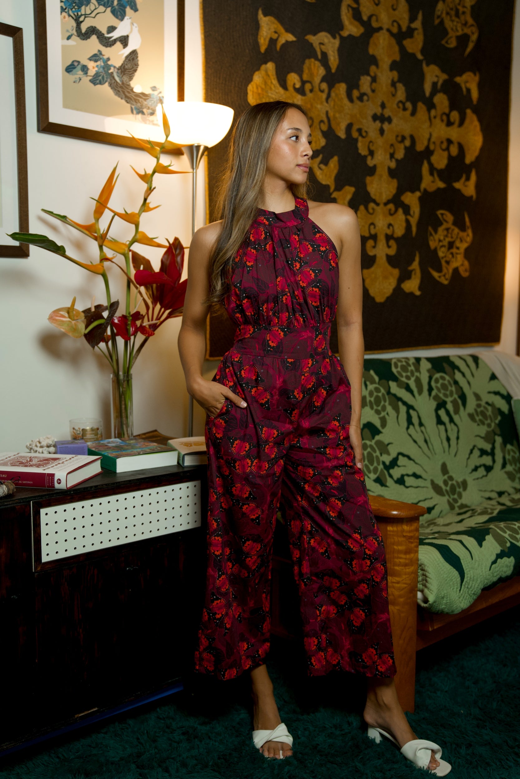 Māmaki & Butterflies Halter Jumpsuit — David Shepard – David Shepard ...